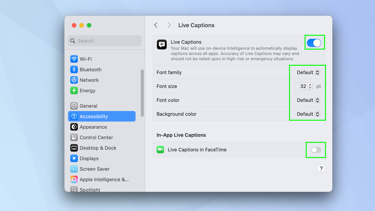 How to enable live captions on your Mac | Tom's Guide