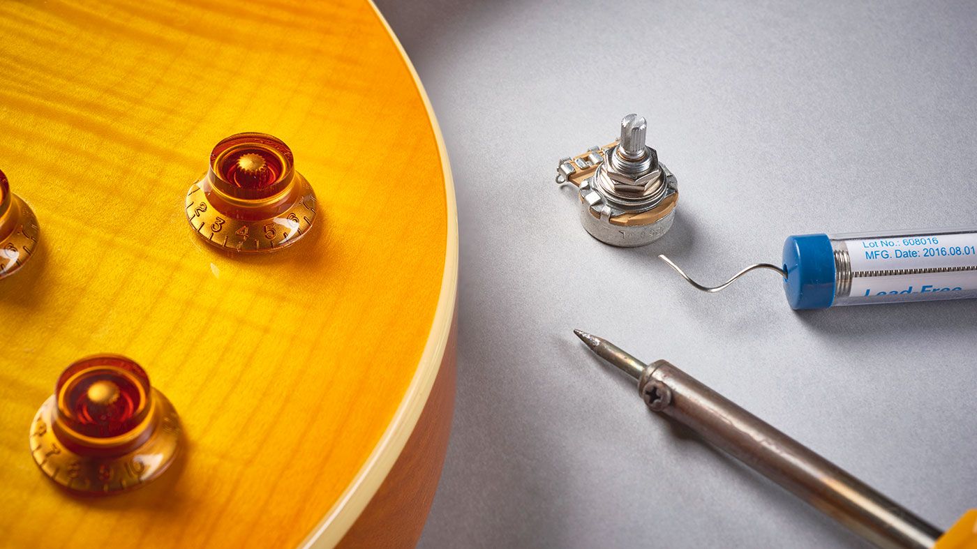 Replace your electric guitar's pots to get rid of annoying snap ...