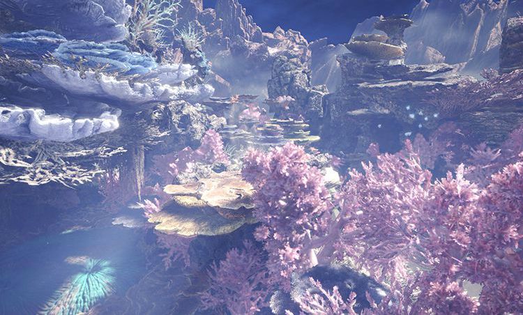 Monster Hunter: World shows off gorgeous Coral Highlands | PC Gamer