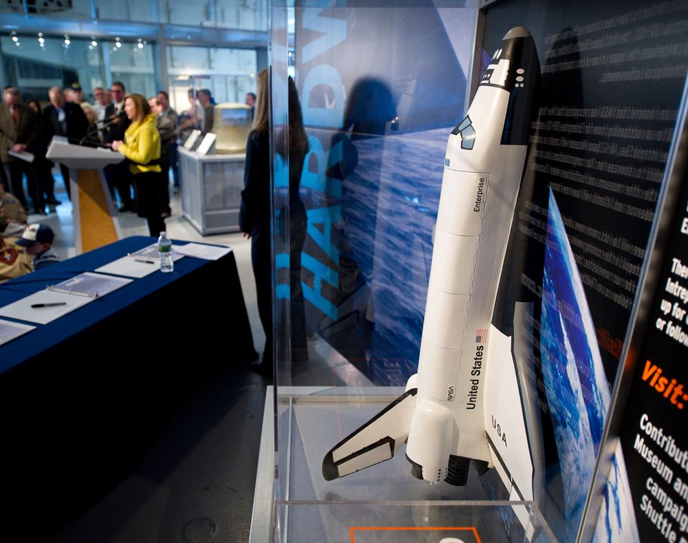 NYC's Intrepid Museum Celebrates Ownership of Space Shuttle Enterprise ...