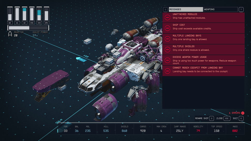 Starfield ship building: how to customize your ride | PC Gamer