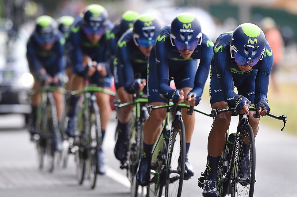 Movistar reveals their 2016 colours | Cyclingnews