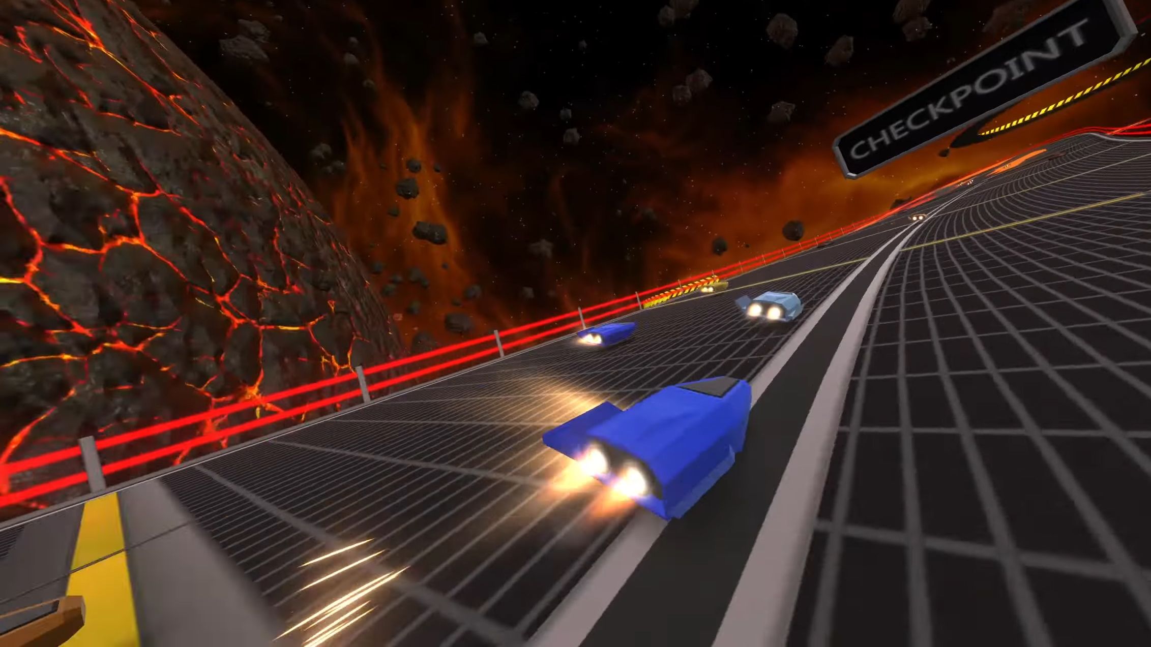 This Wipeout-style anti-gravity racing game looks like a literal blast ...
