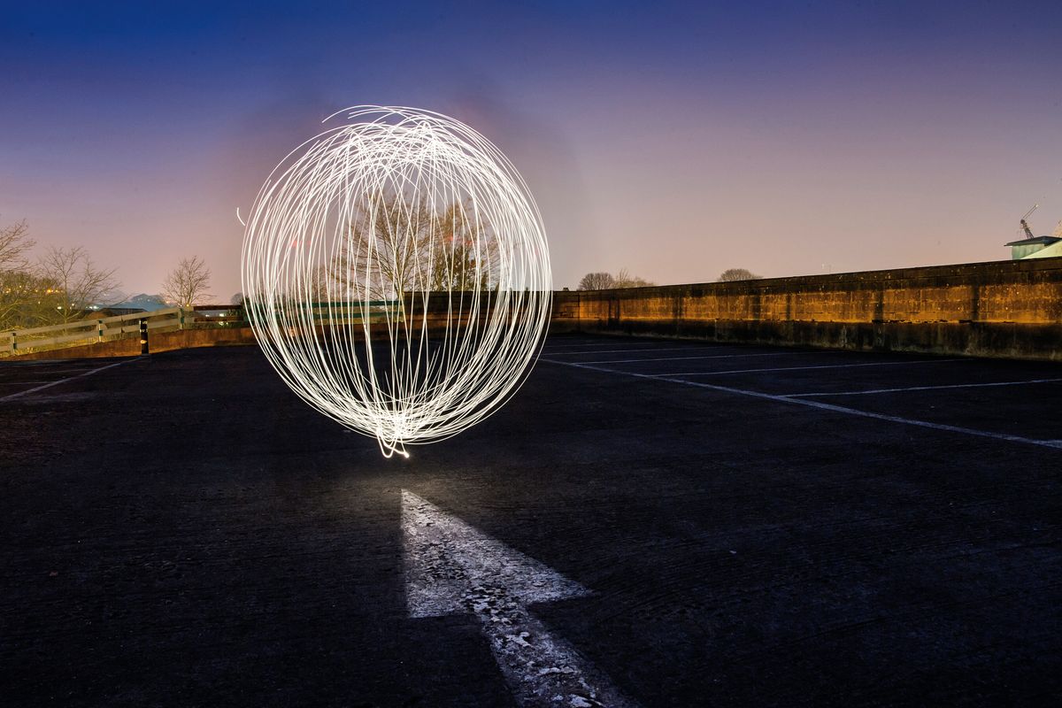 Backyard photography ideas: tips for shooting light orbs after dark ...