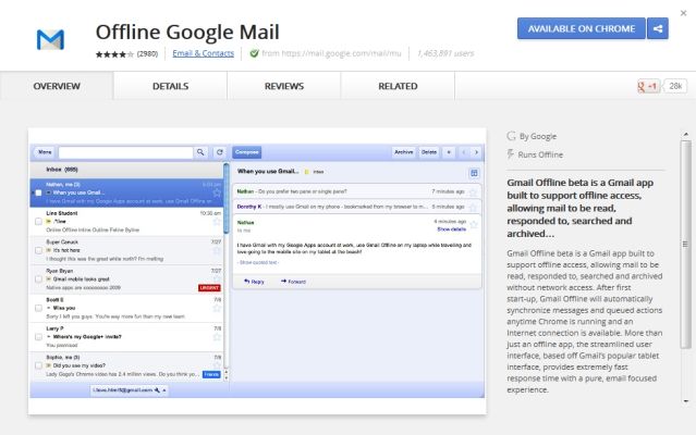 How to Enable Gmail's Offline Mode With Chrome | Access Gmail Without ...