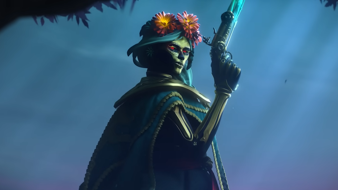 The next Dota 2 hero is a ghostly gunslinger named Muerta | PC Gamer