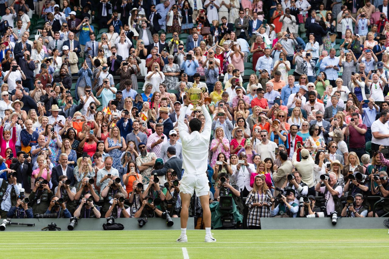 40 miles of racket strings, 55,000 balls and 2.5 million strawberries ...