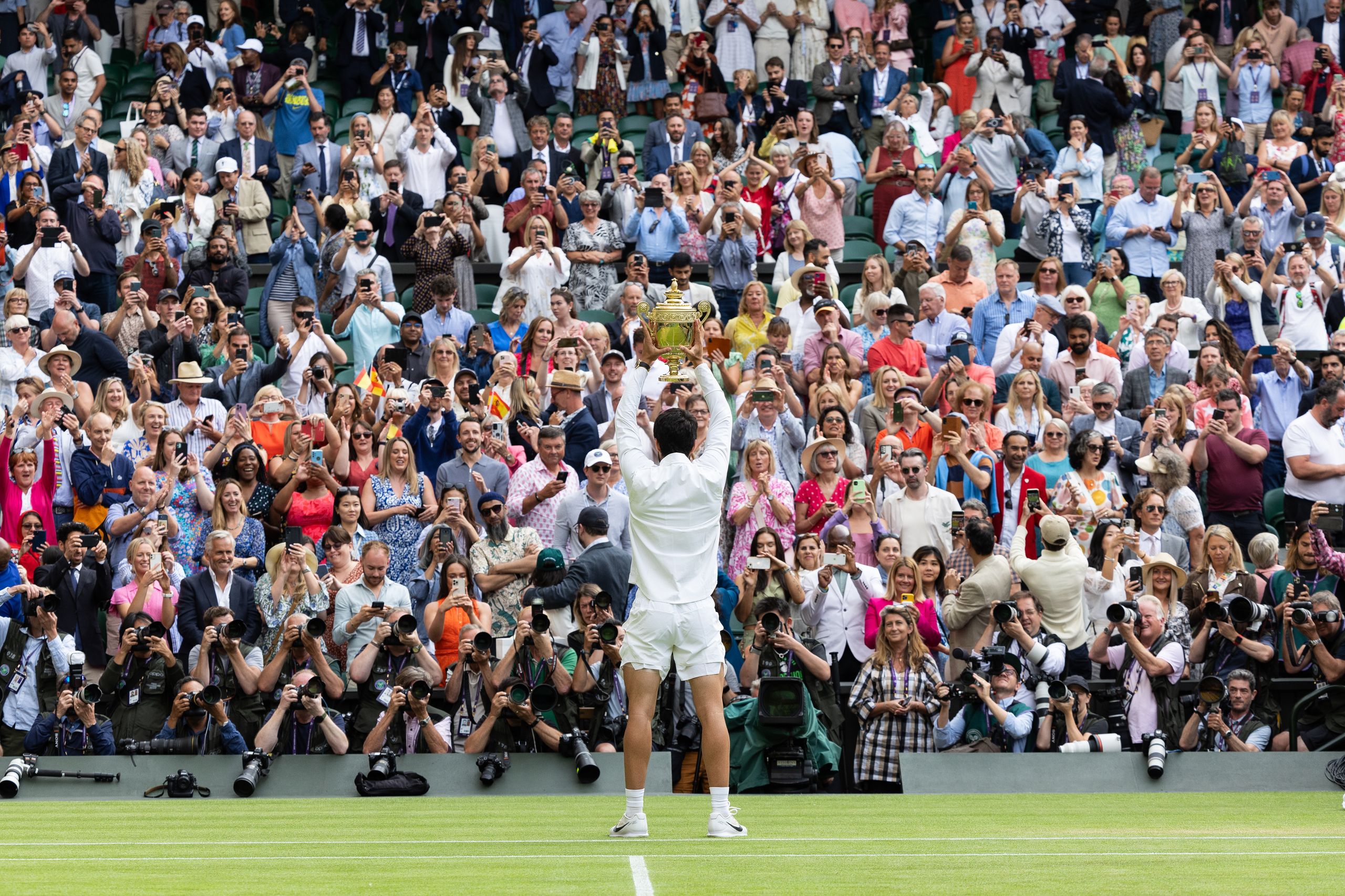 40 miles of racket strings, 55,000 balls and 2.5 million strawberries ...