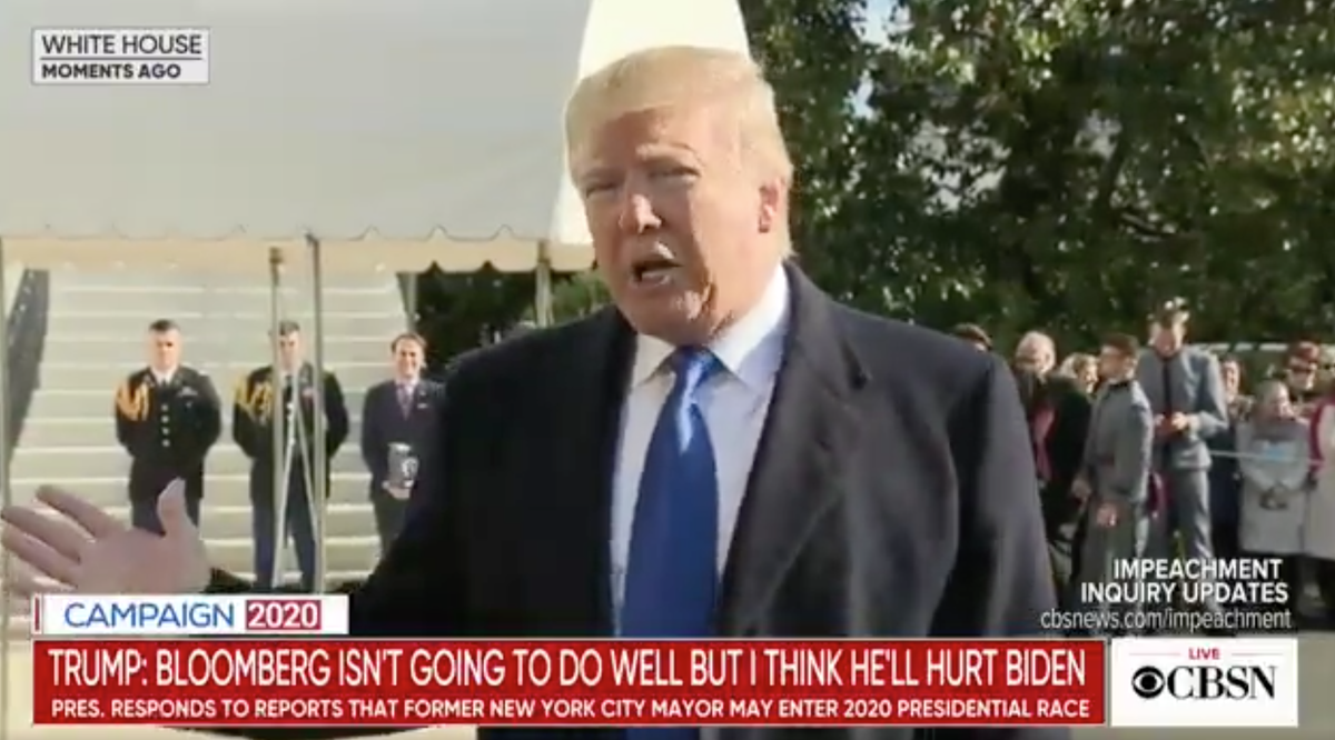 Trump salivates over running against 'little Michael' Bloomberg | The Week