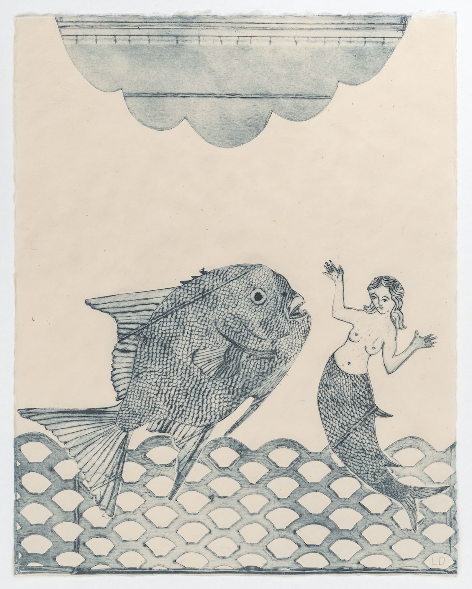 Artist Lauren Drescher’s mythical mermaid prints at Planthouse New York ...