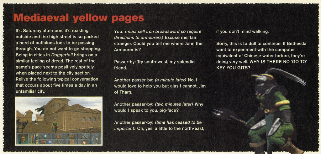 The Elder Scrolls II: Daggerfall review | PC Gamer