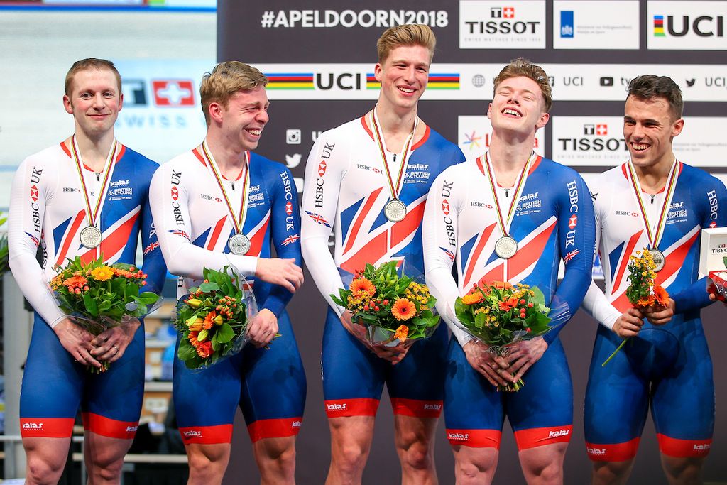 British sprinters back on the team sprint podium at track worlds ...
