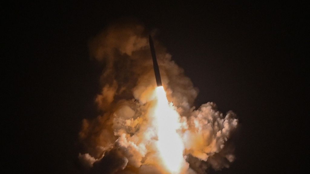 US military launches unarmed intercontinental ballistic missile on ...