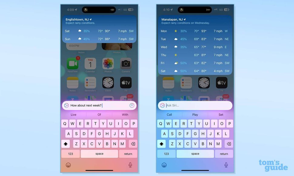 I just tried the new Siri with Apple Intelligence in iOS 18 — and it ...