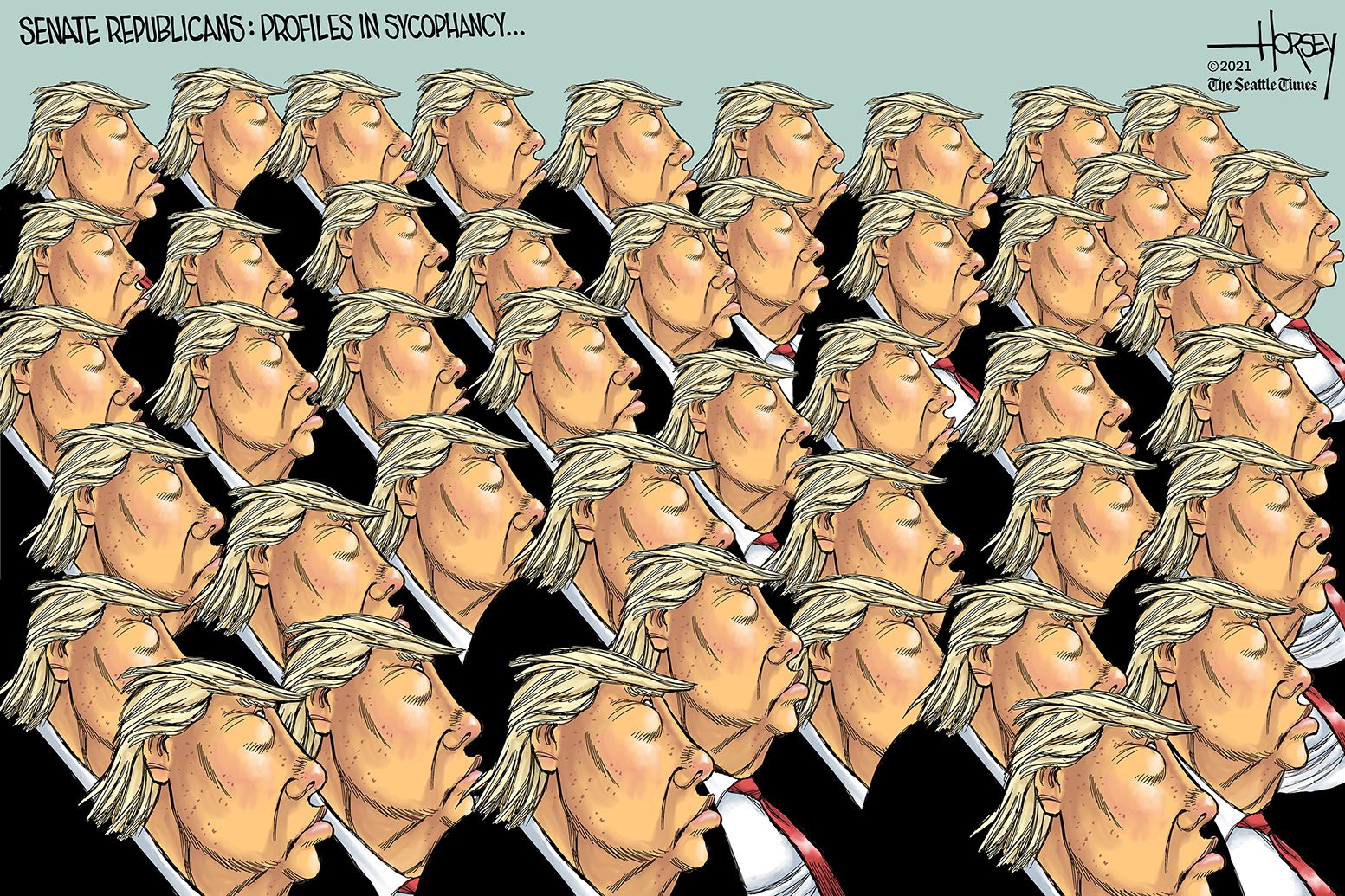7 scathingly funny cartoons about Republicans' impeachment cowardice ...