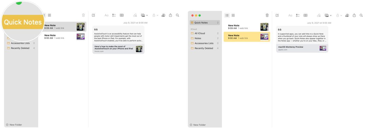 How to use Quick Note on Mac | iMore