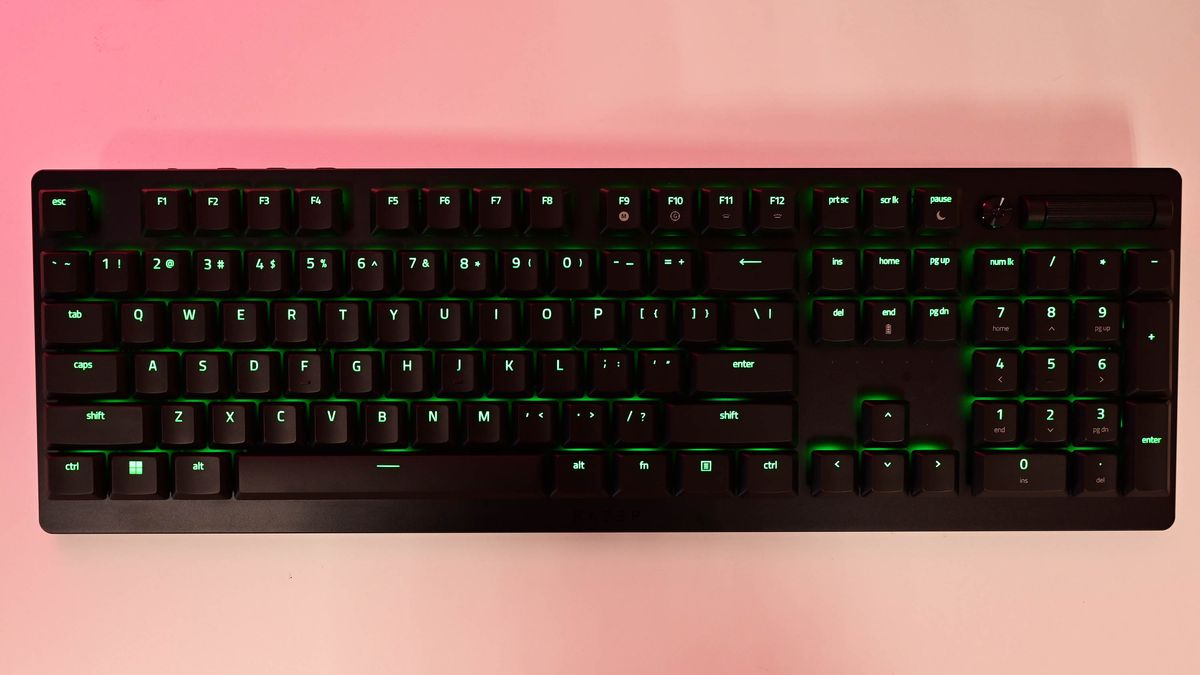 Razer DeathStalker V2 Pro review: Easily the best low-profile, high ...