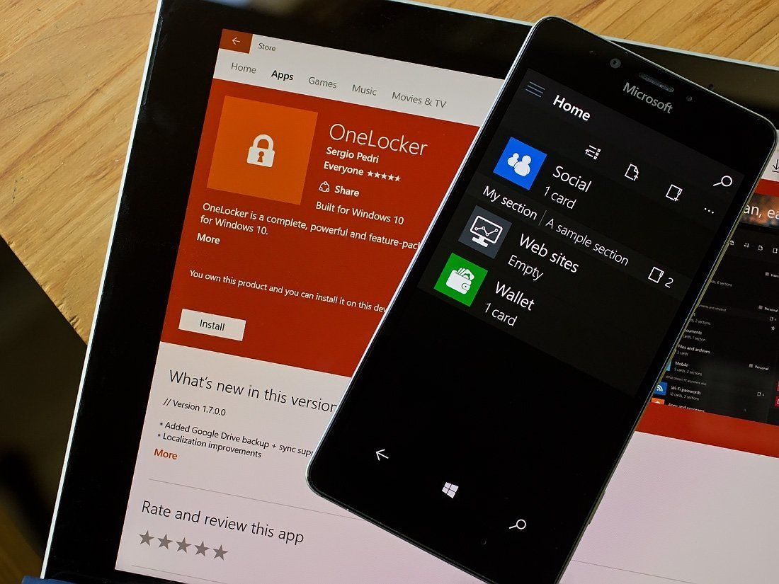 OneLocker, the feature-rich password vault, receives a Windows 10 tune ...