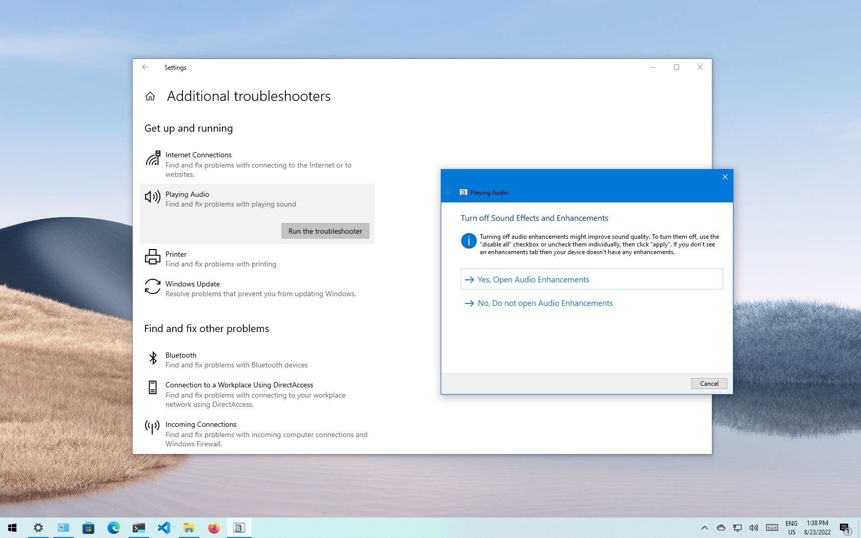 How to fix audio after applying system update (KB5015878) on Windows 10 ...