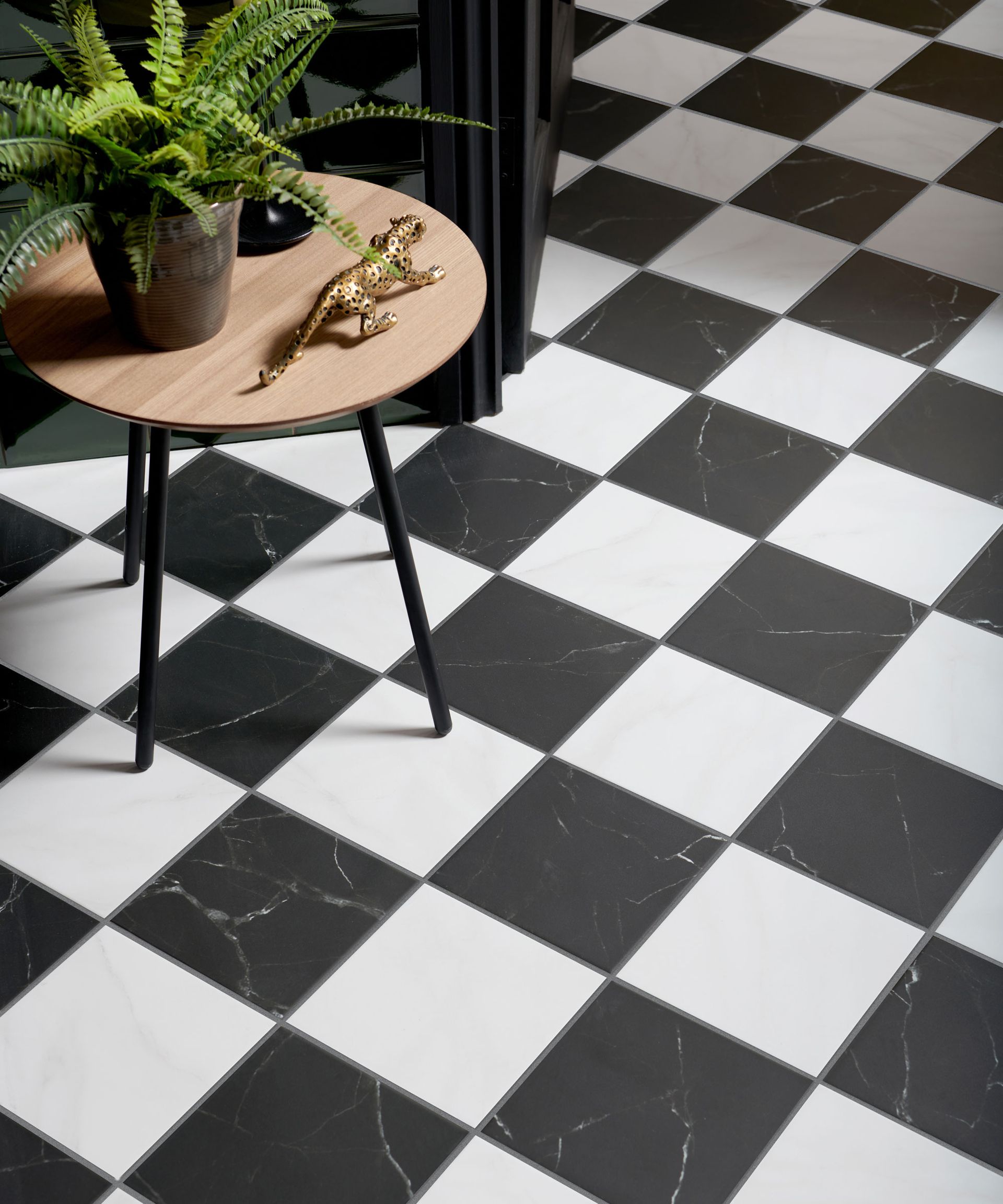 The checkered tiles trick for a Gwyneth Paltrow-style entryway | Real Homes