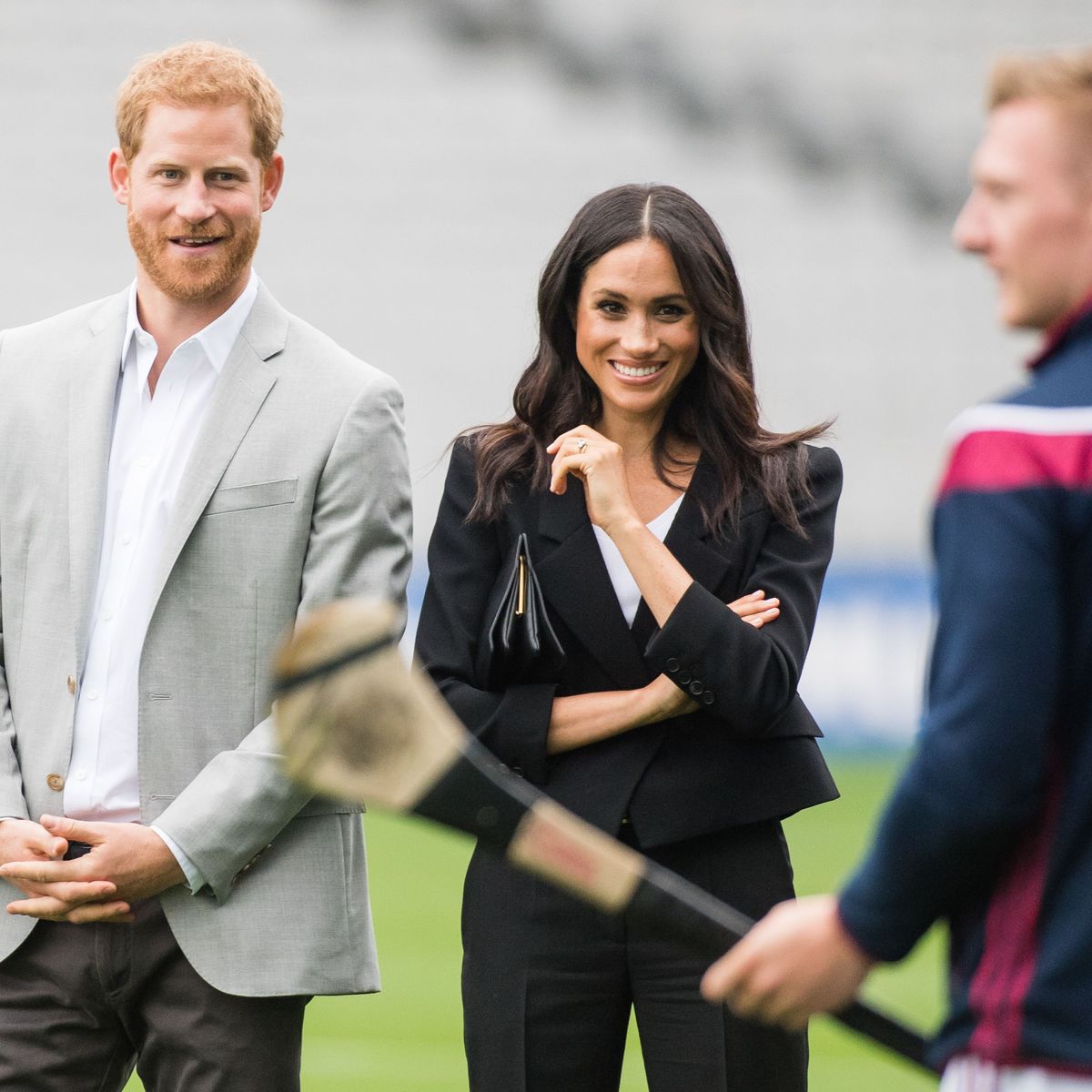Meghan Markle Wears Givenchy Suit and Heels for Tour of Ireland's Croke ...