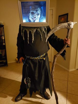 The blue screen of death costume is a classic | PC Gamer