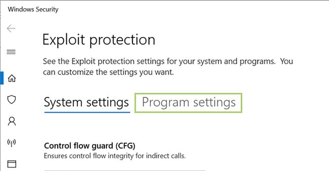 How to turn off Exploit Protection for individual apps in Windows 10 ...