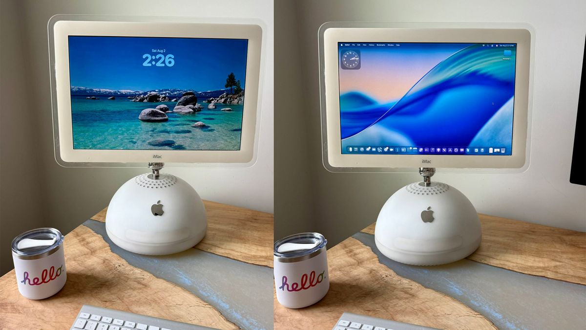 Liquid Glass on iMac G4 is the mashup I didn't know I needed – now I ...