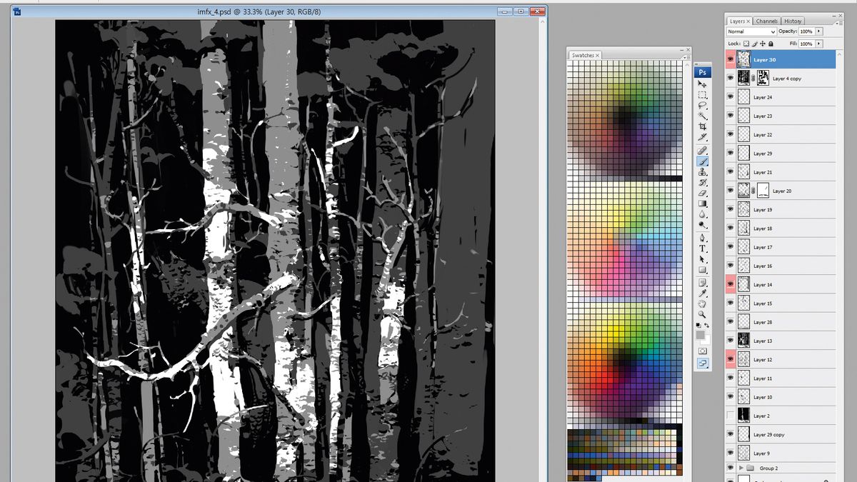 Use a famous optical illusion technique to create art in Procreate ...