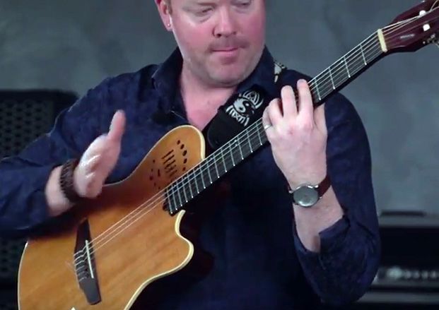 Percussive Acoustic Guitar Lesson with Jeff Gunn | Guitar World