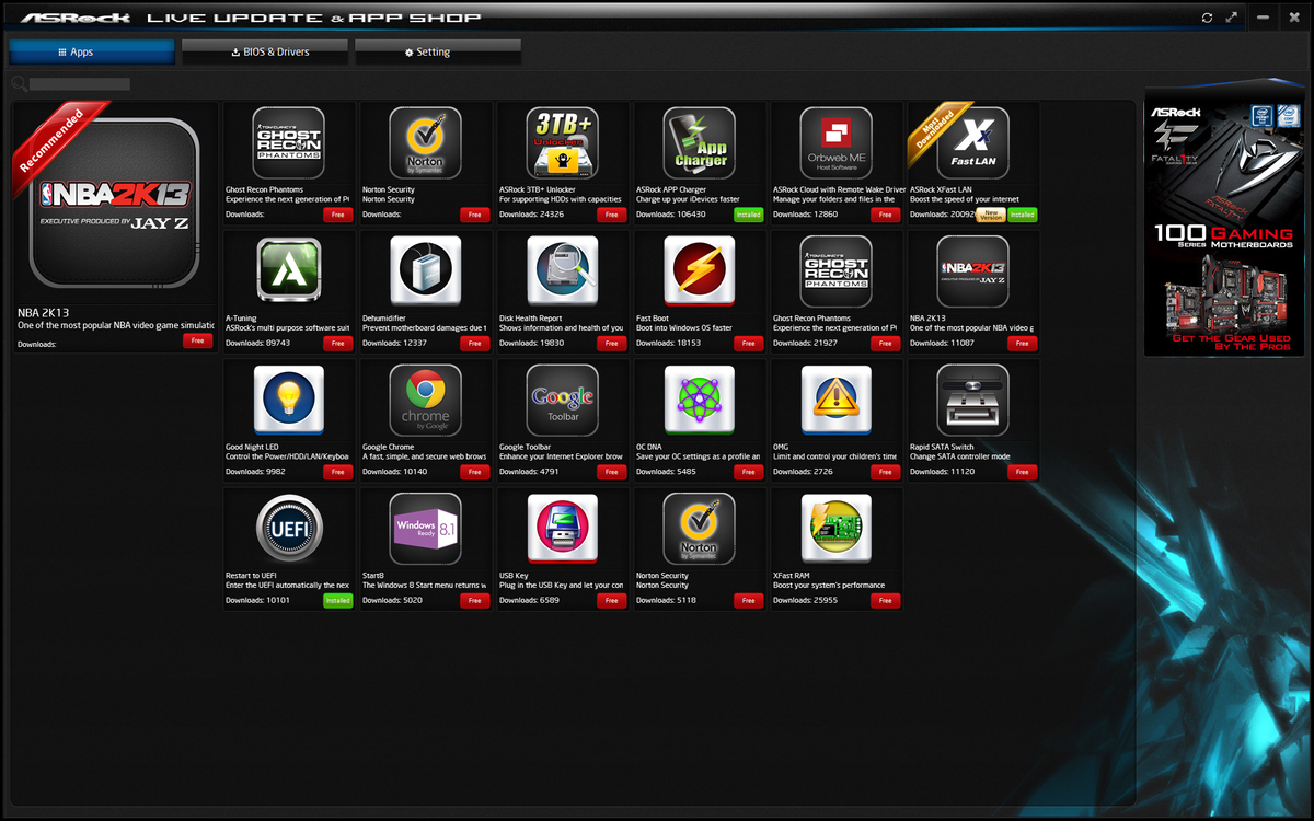 ASRock Z170 Extreme4 Software and Firmware