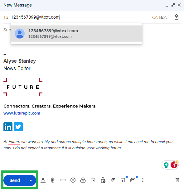 How to send a text message from Gmail | Tom's Guide