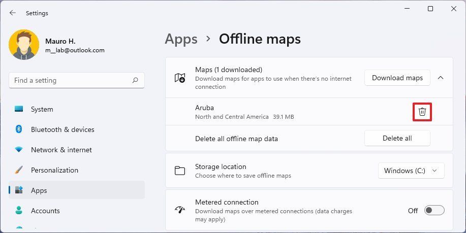 How to manage offline maps on Windows 11 | Windows Central
