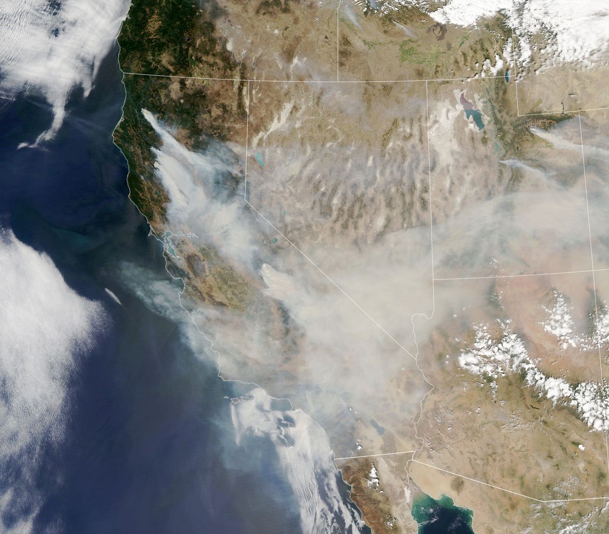 Satellites monitor California wildfires from space (photos) | Space