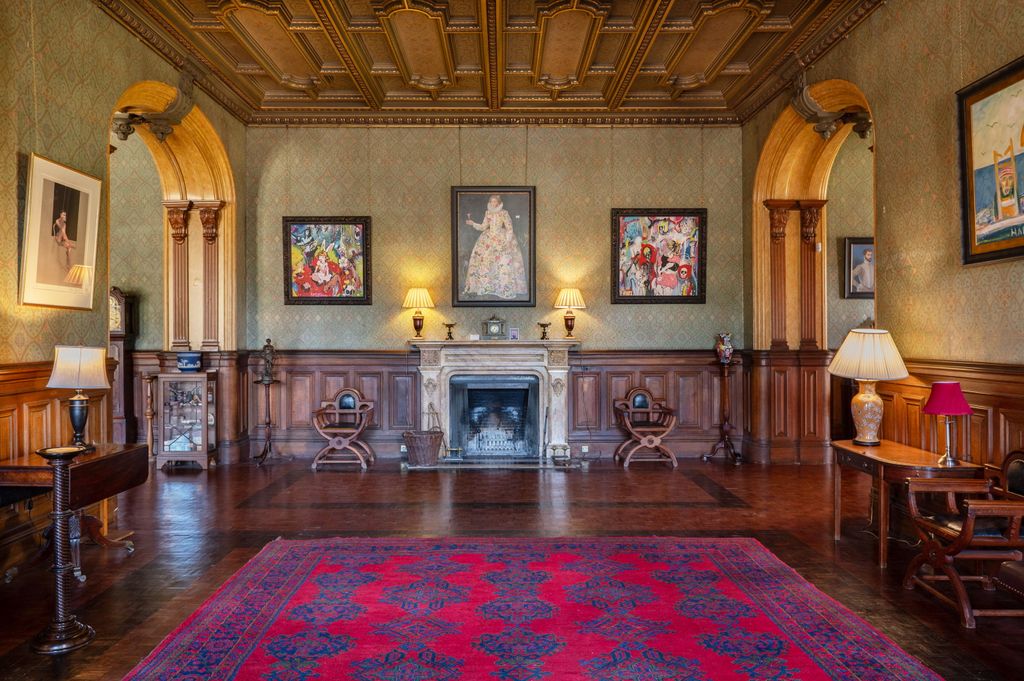 A castle that's 'a masterpiece of the baronial revival' with 17 ...