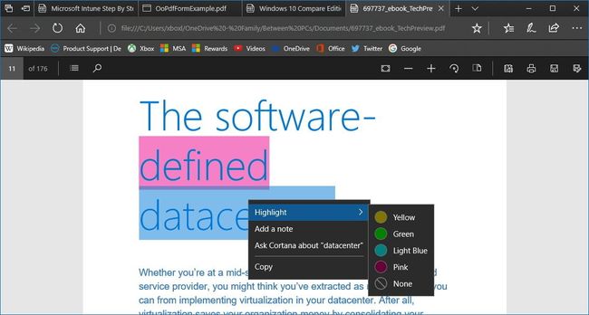 How to use Microsoft Edge as a PDF reader in the Windows 10 Fall ...