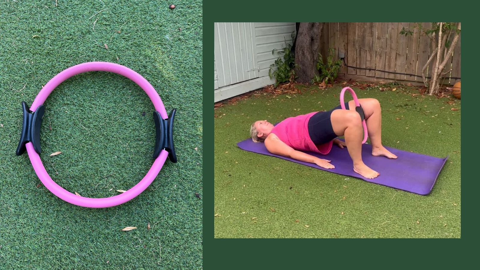 I did Pilates ring exercises for better core strength | Woman & Home