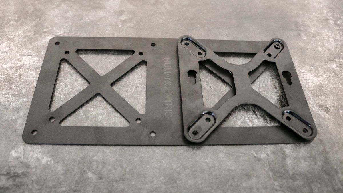 I mounted a mini PC to the back of my monitor for an even cleaner setup ...