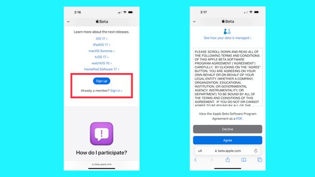 How to install the iOS 17 public beta | Tom's Guide