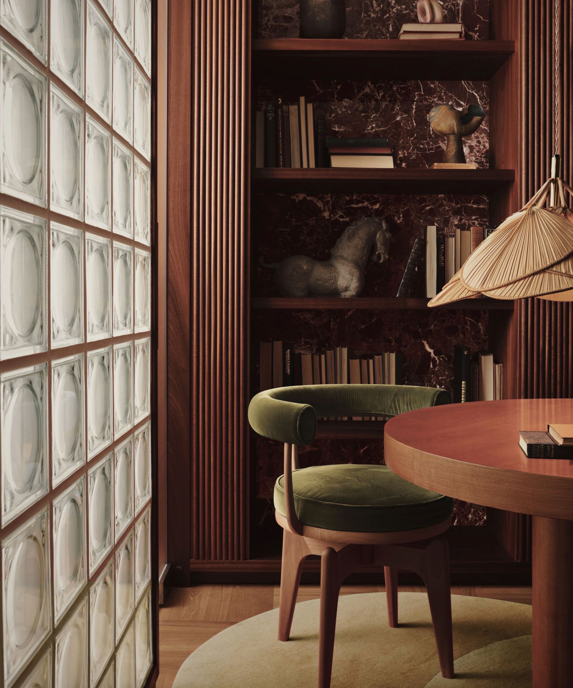 Tambour paneling simple trick interior designers love for elevating ...