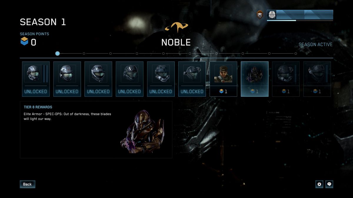 How to get season points in Halo: Reach and unlock armor | GamesRadar+