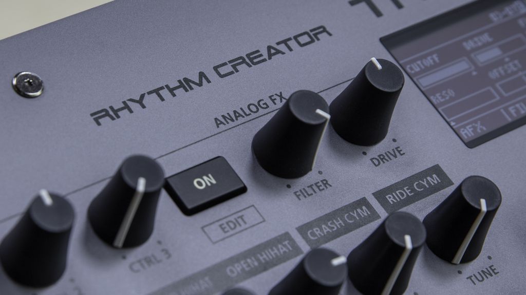 “The first Roland drum machine in over 40 years with true analogue ...