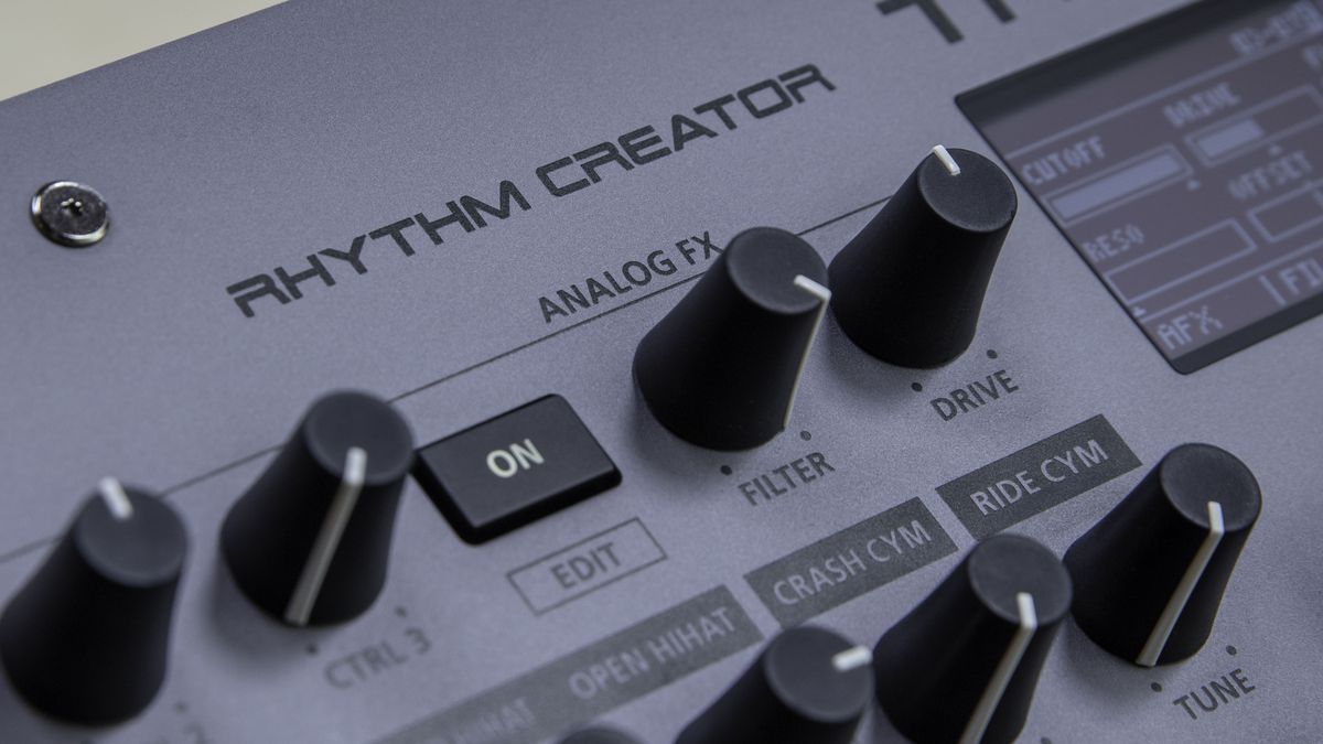 “The first Roland drum machine in over 40 years with true analogue ...