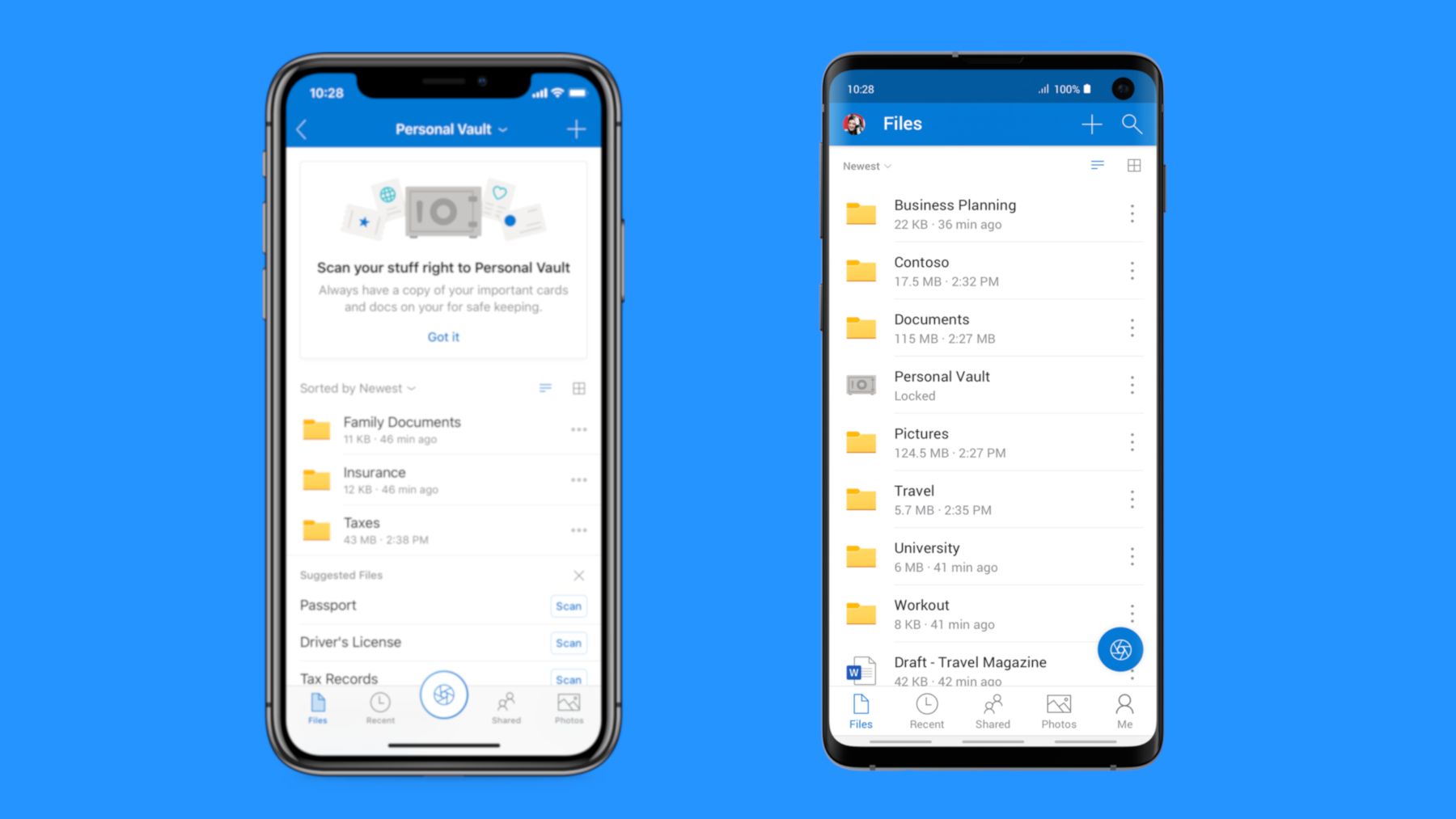 Microsoft improves One Drive security with new Personal Vault feature ...