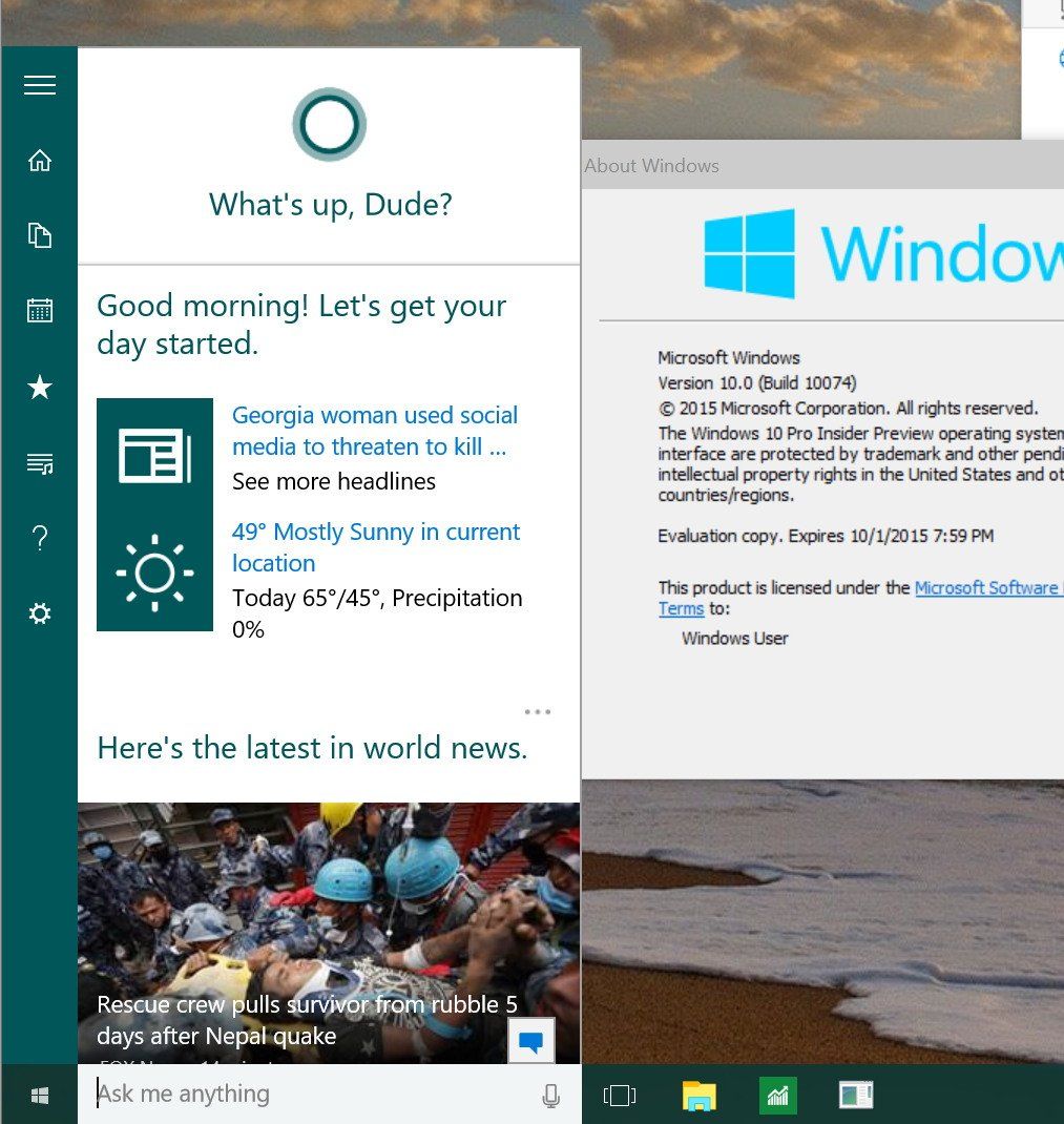 Windows 10 build 10074: Everything you need to know | Windows Central