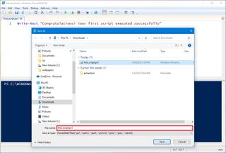 How To Create And Run A Powershell Script File On Windows 10 | Windows 