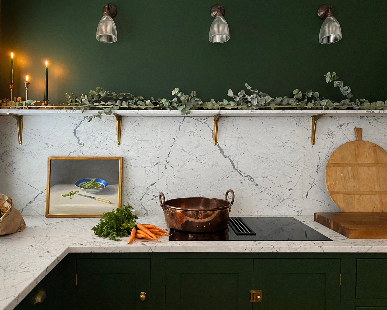 This small green kitchen makeover proves you don't need a lot of space ...