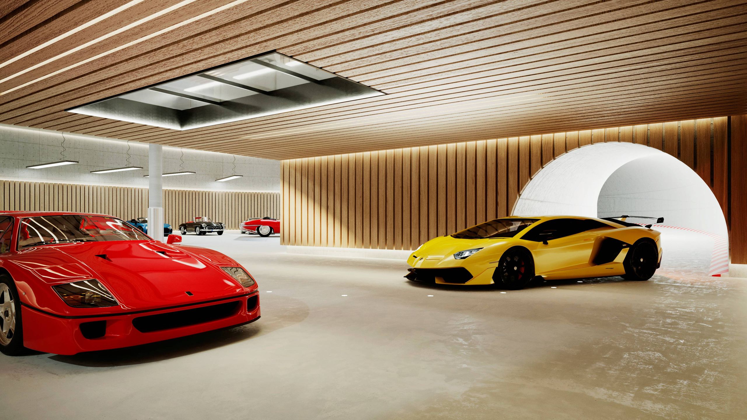 Garage Deluxe creates high-tech undergrounds spaces for car collectors | T3