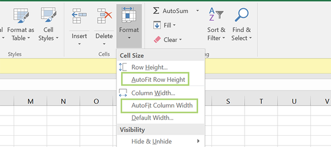 How to Resize Columns or Rows with Precision in Excel | Laptop Mag