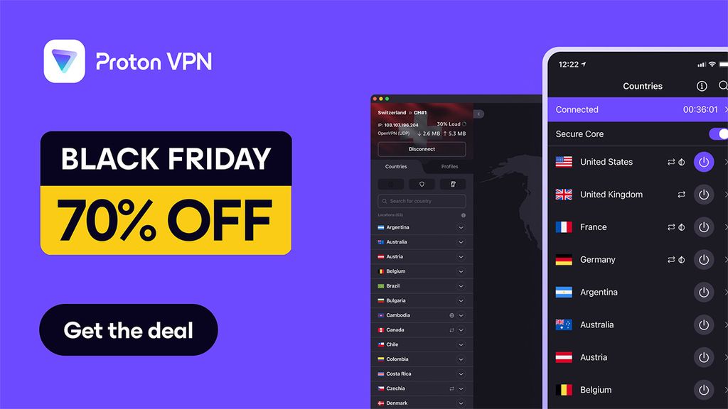 There's still time to save 70% on Proton VPN this Cyber Monday | Tom's ...